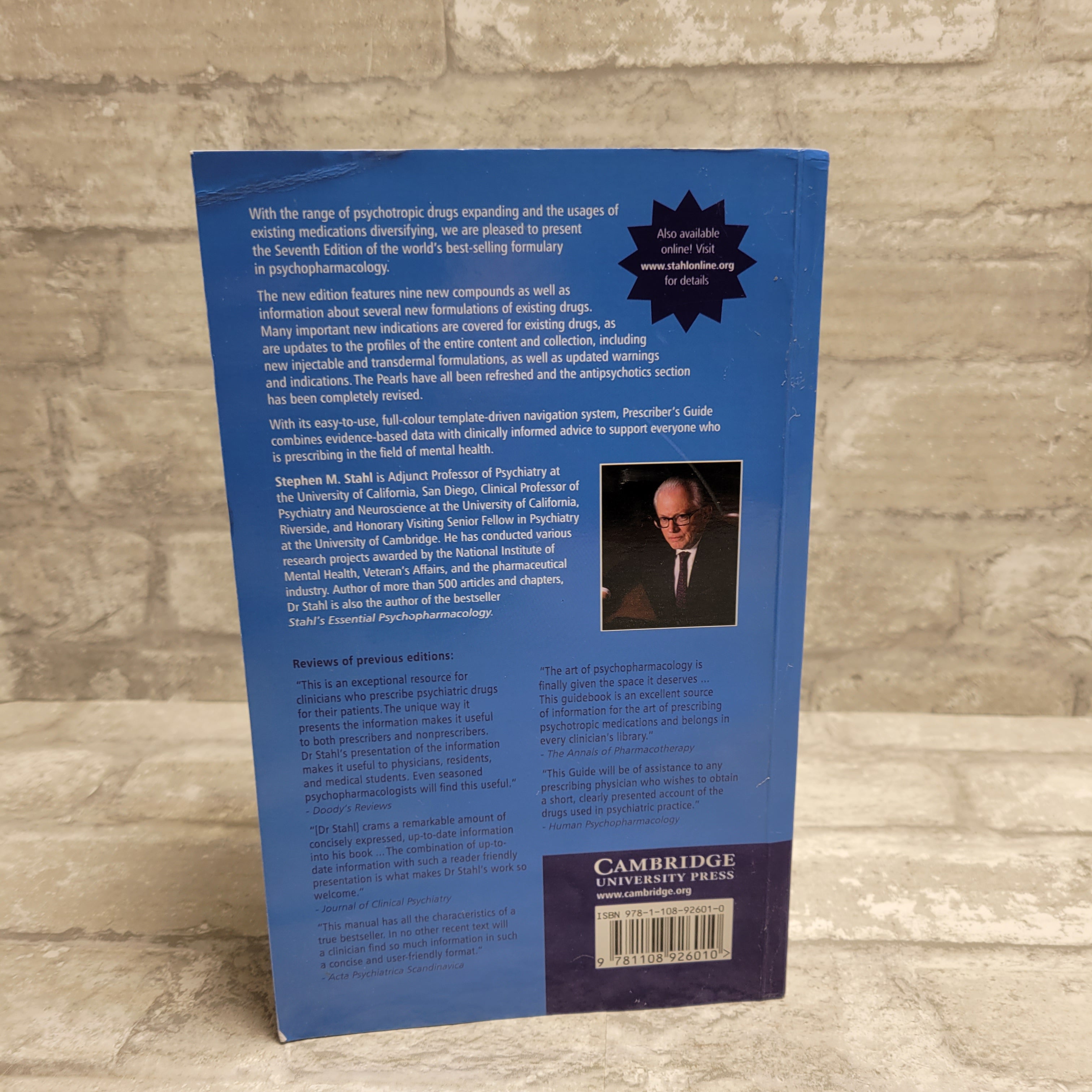 Prescriber's Guide: Stahl's Essential Psychopharmacology 7th Edition Prescriber's Guide: Stahl's Essential Psychopharmacology 7th Edition