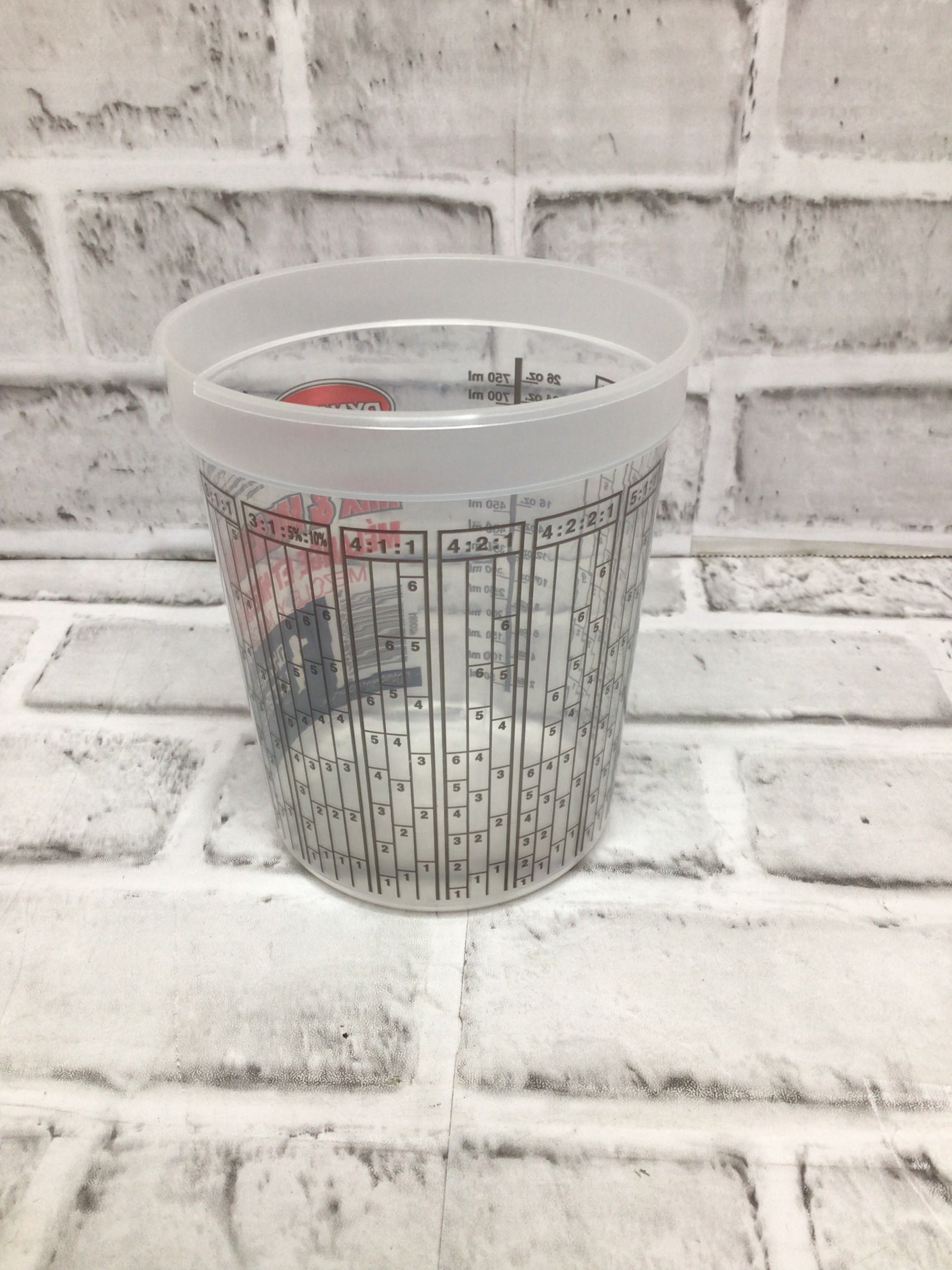 Dynamic Disposable Mix and Measure Cup Plus Ratios 00061 (100-Pk)