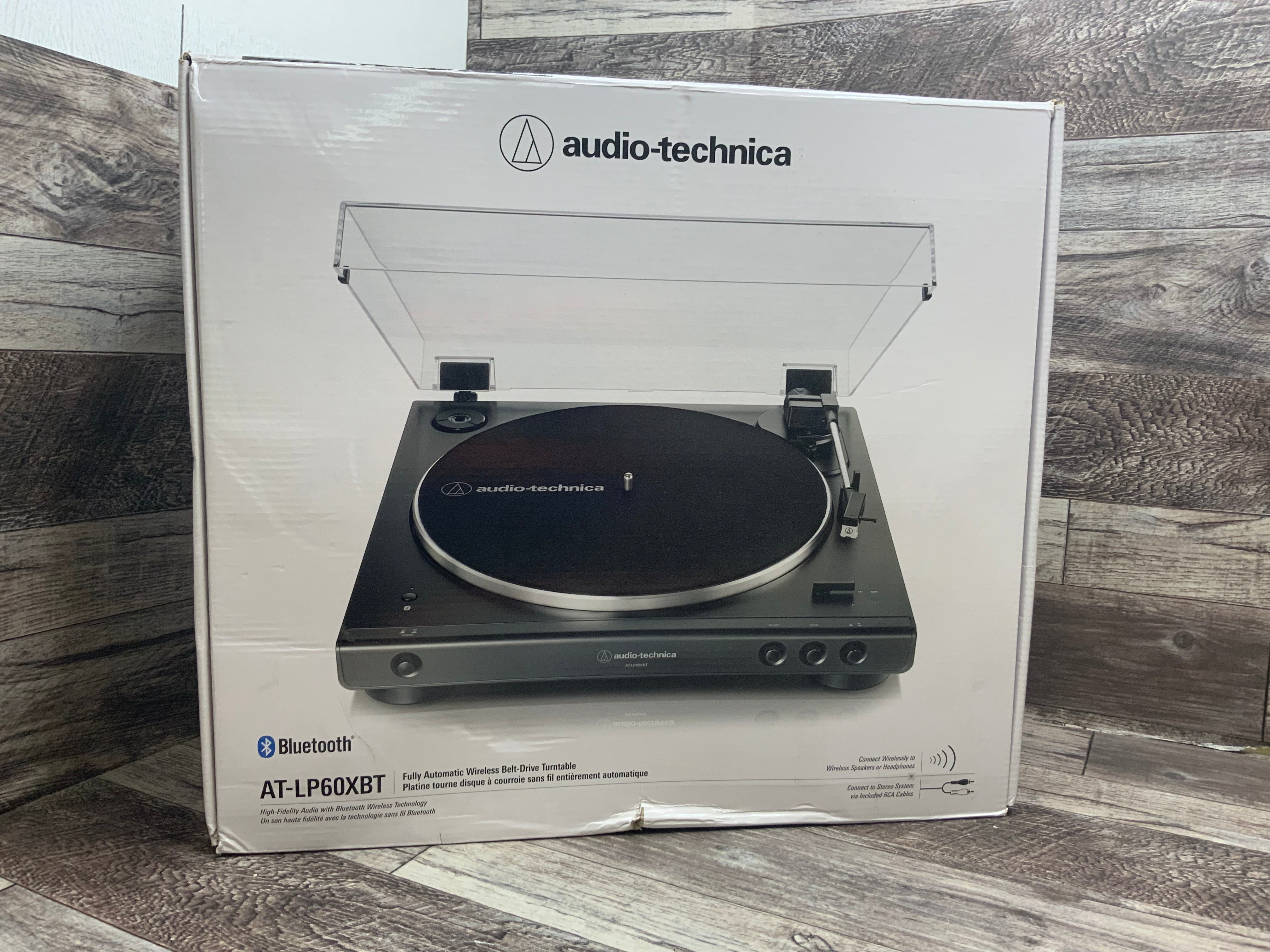 Audio-Technica AT-LP60XBT Fully Automatic Bluetooth Belt-Drive Stereo