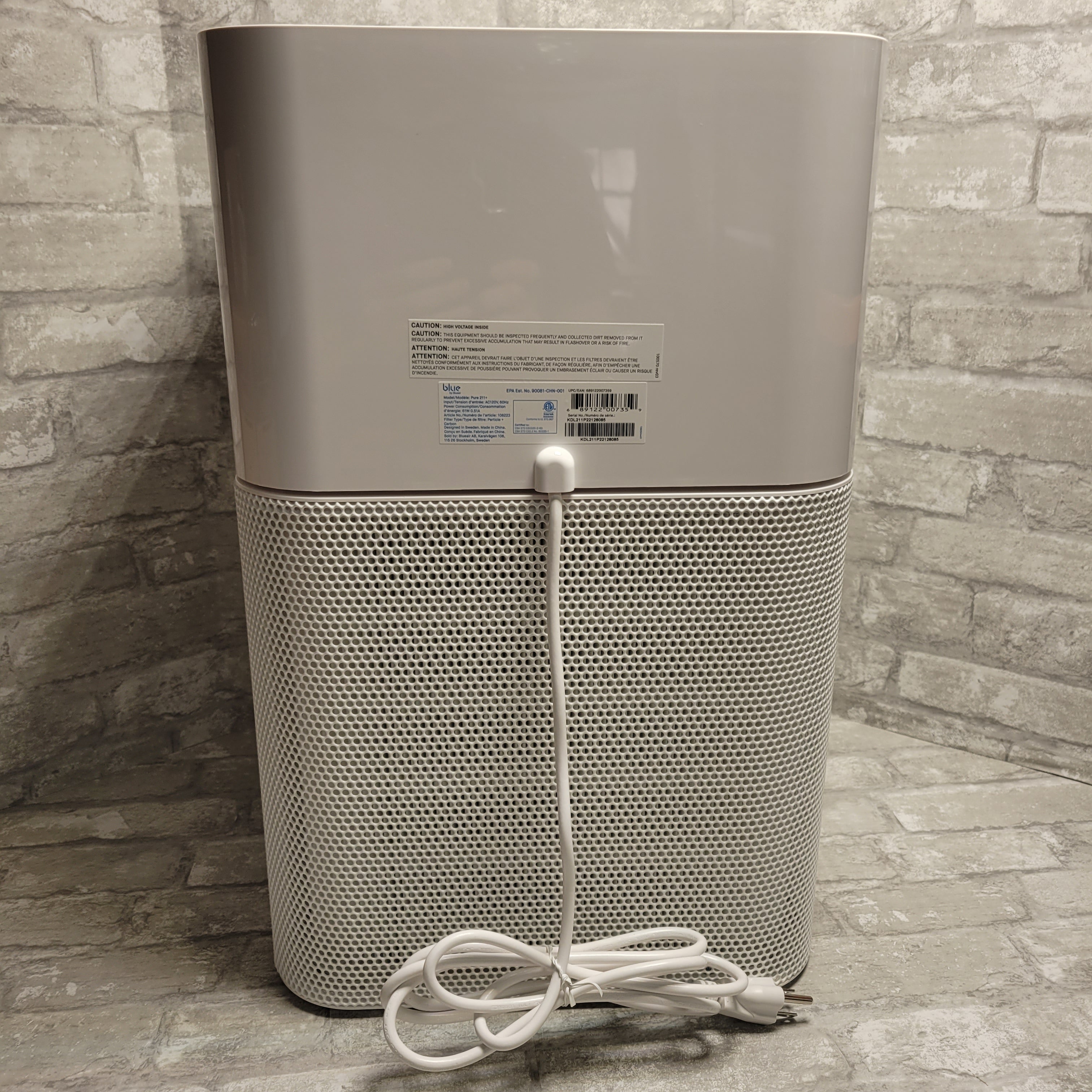 BLUEAIR Air Purifier Large Room, Air Cleaner 211+