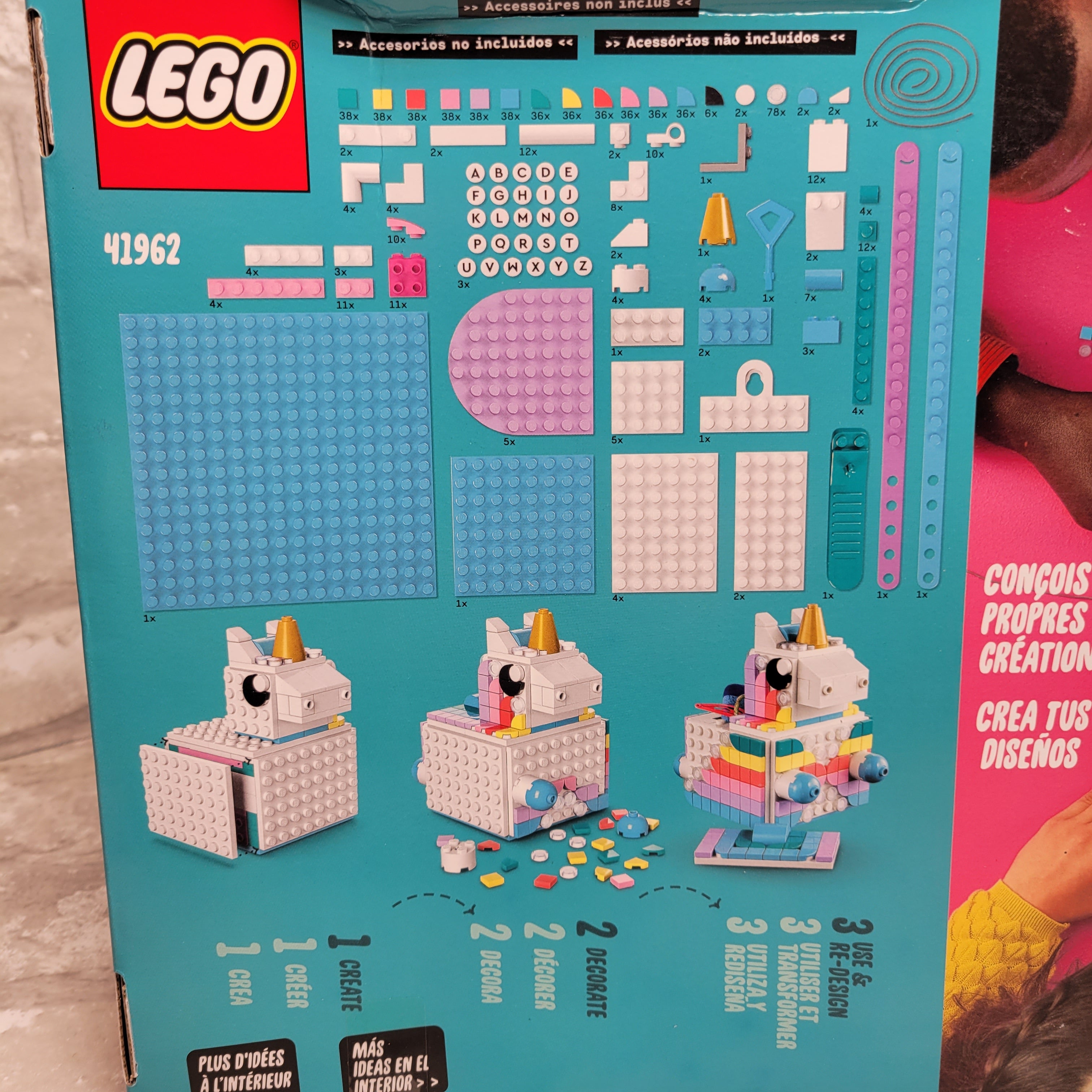Lego Dots Unicorn Creative Family Pack 41962