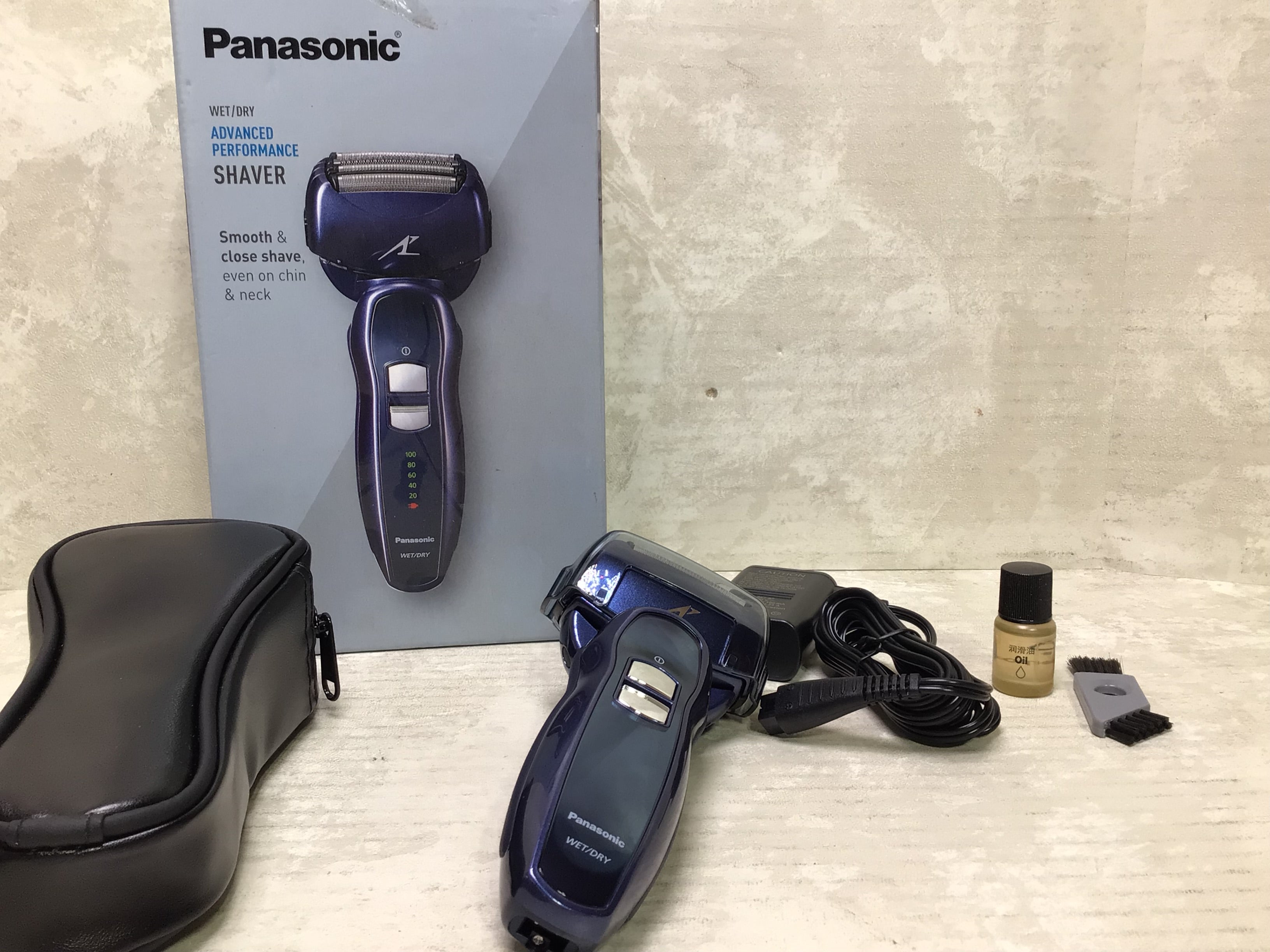 Panasonic Arc4 Electric Razor for Men 4Blade Electric Shaver with Popu