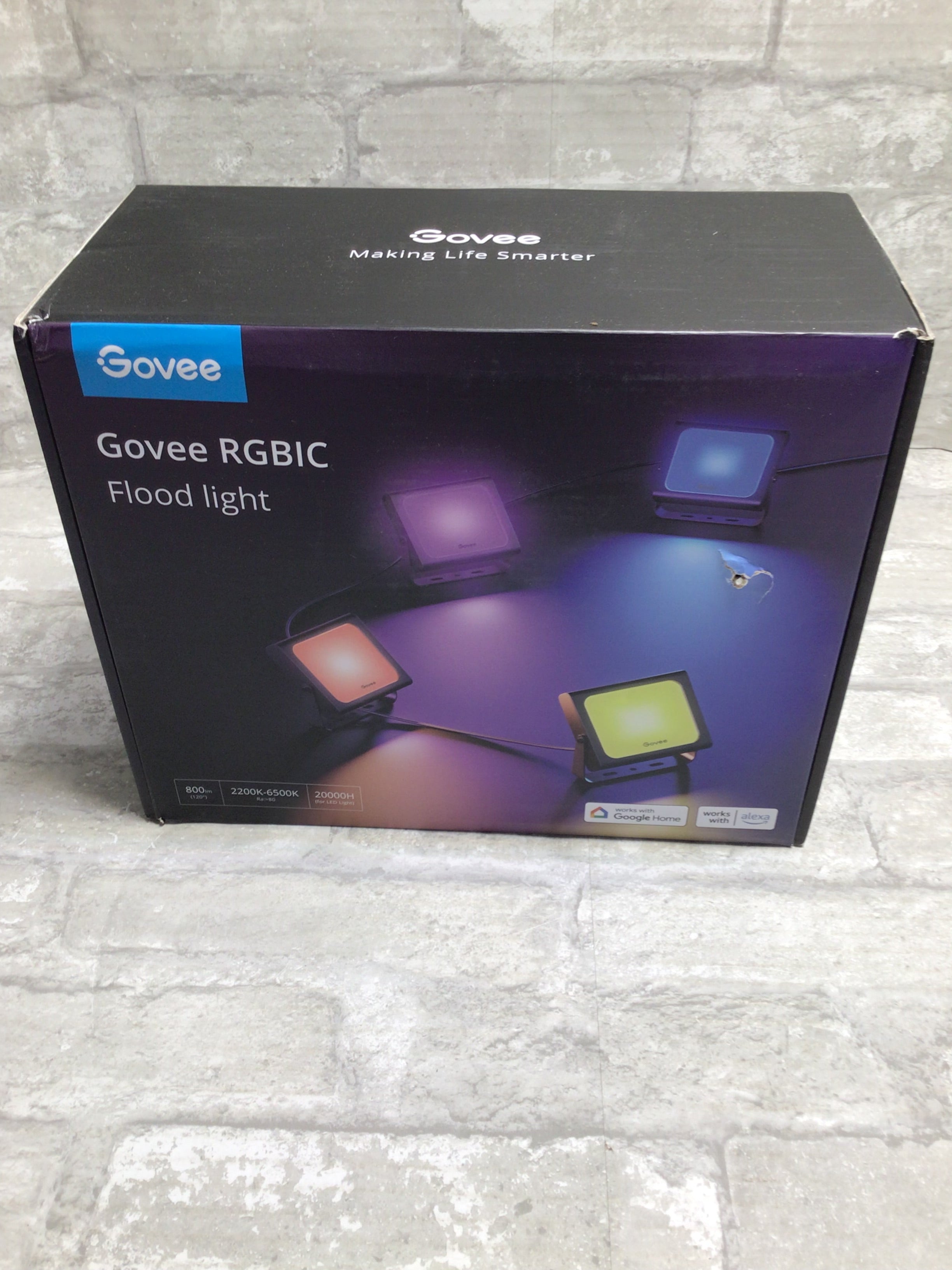 Govee Outdoor Lights, Flood Lights Uplight 2 in 1, LED**OPEN BOX**