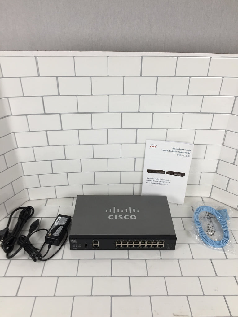 Cisco RV345 VPN Router 16 Gigabit Ethernet Ports plus Dual WAN (RV345 ...