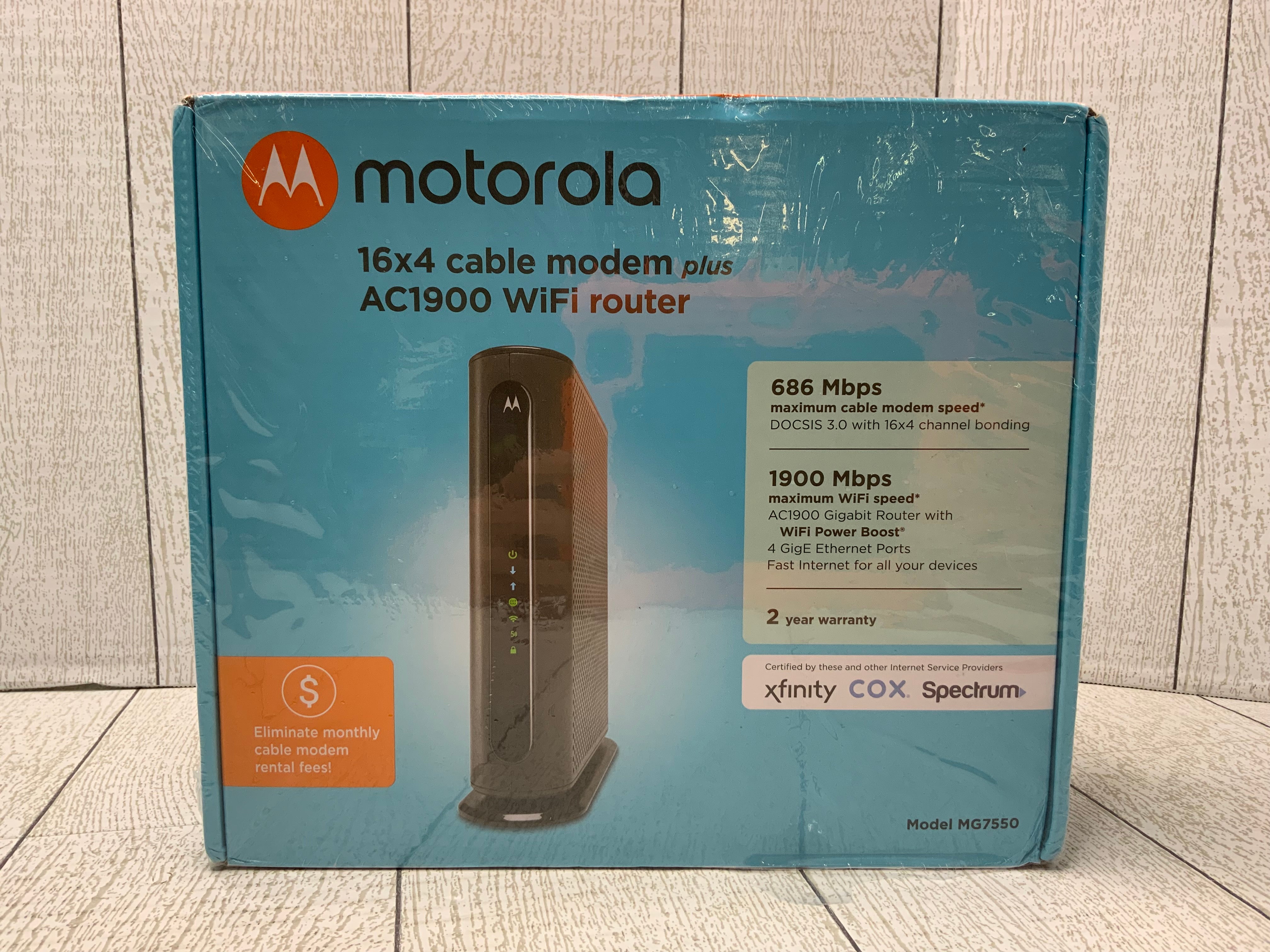 Motorola Mg7550 Modem Wifi Router Combo