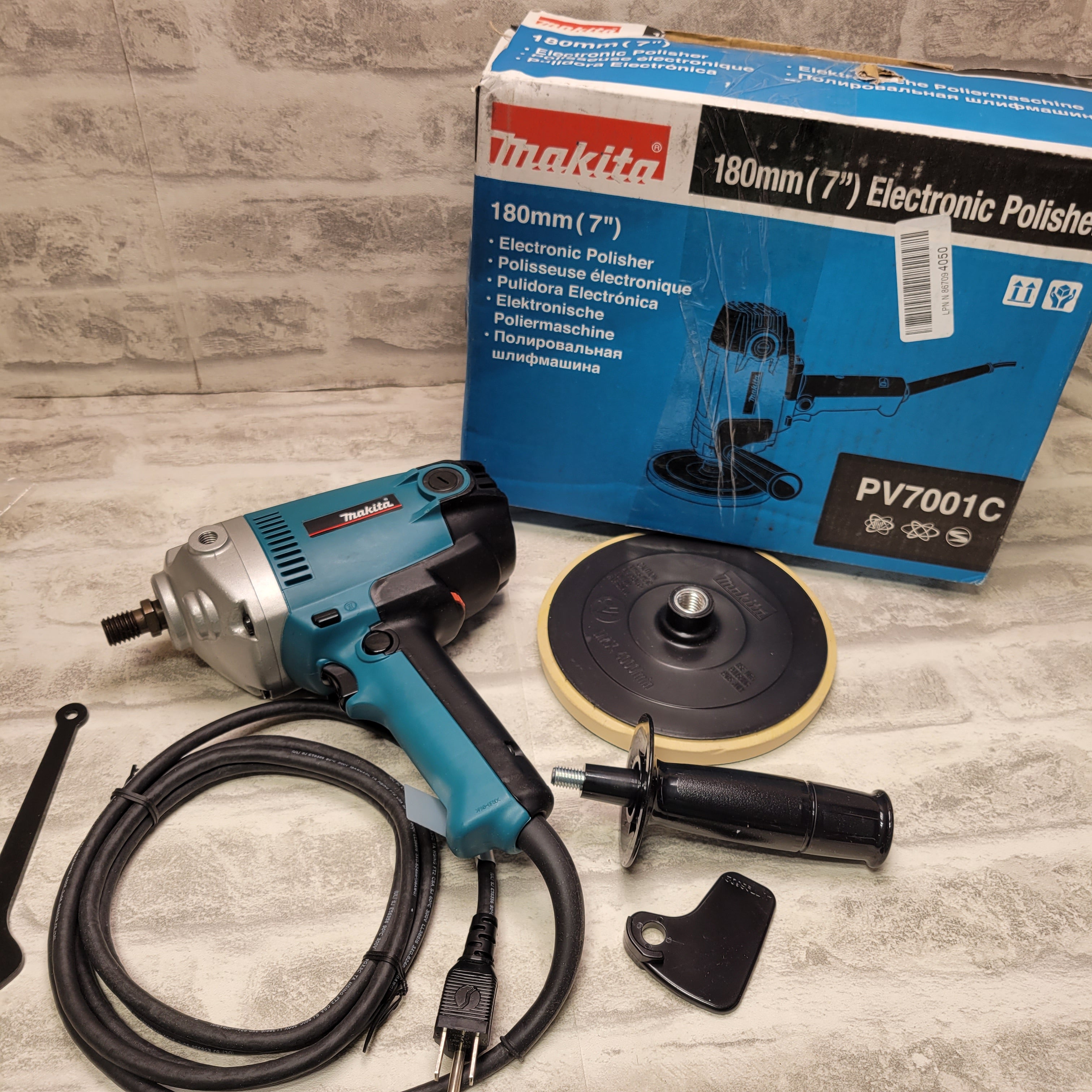 Makita PV7001C 7'' Vertical Polisher , Blue Makita PV7001C 7'' Vertical Polisher , Blue