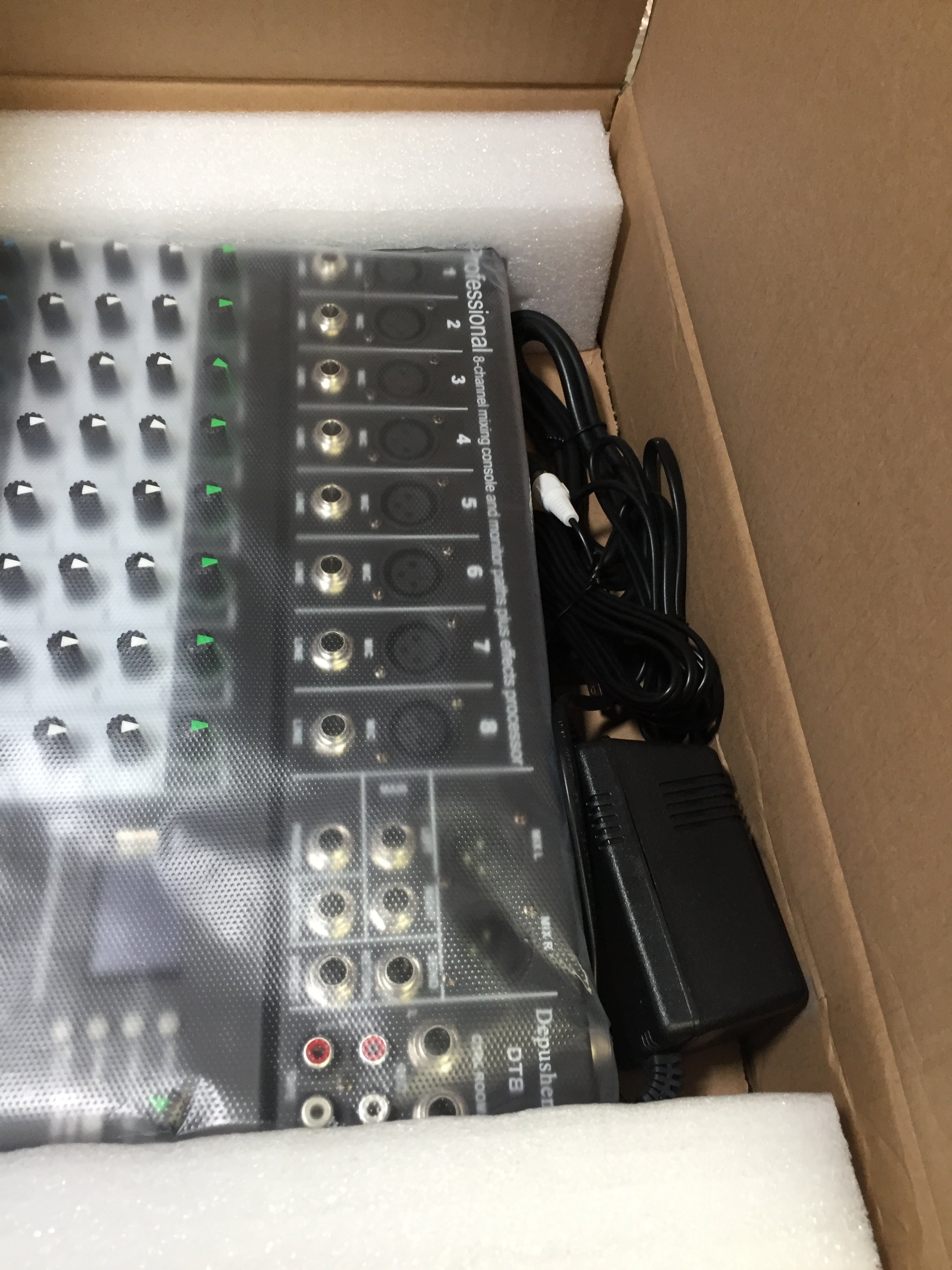 Depusheng DT8 Professional Mixer Sound Board Console 8 Channel Desk Sy