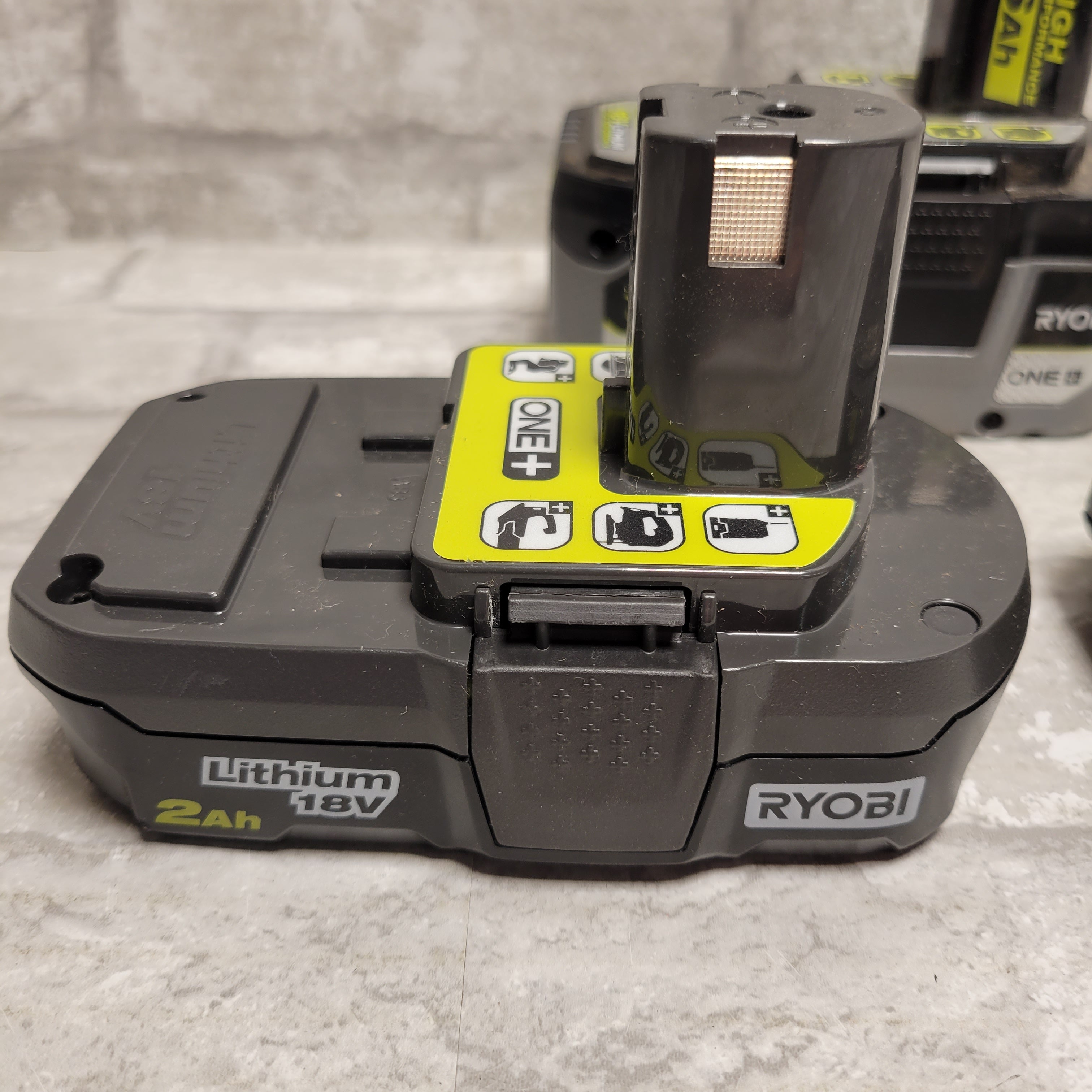 Ryobi One+18 Volt 6.0Ah, 2Ah, & 1.5Ah Battery