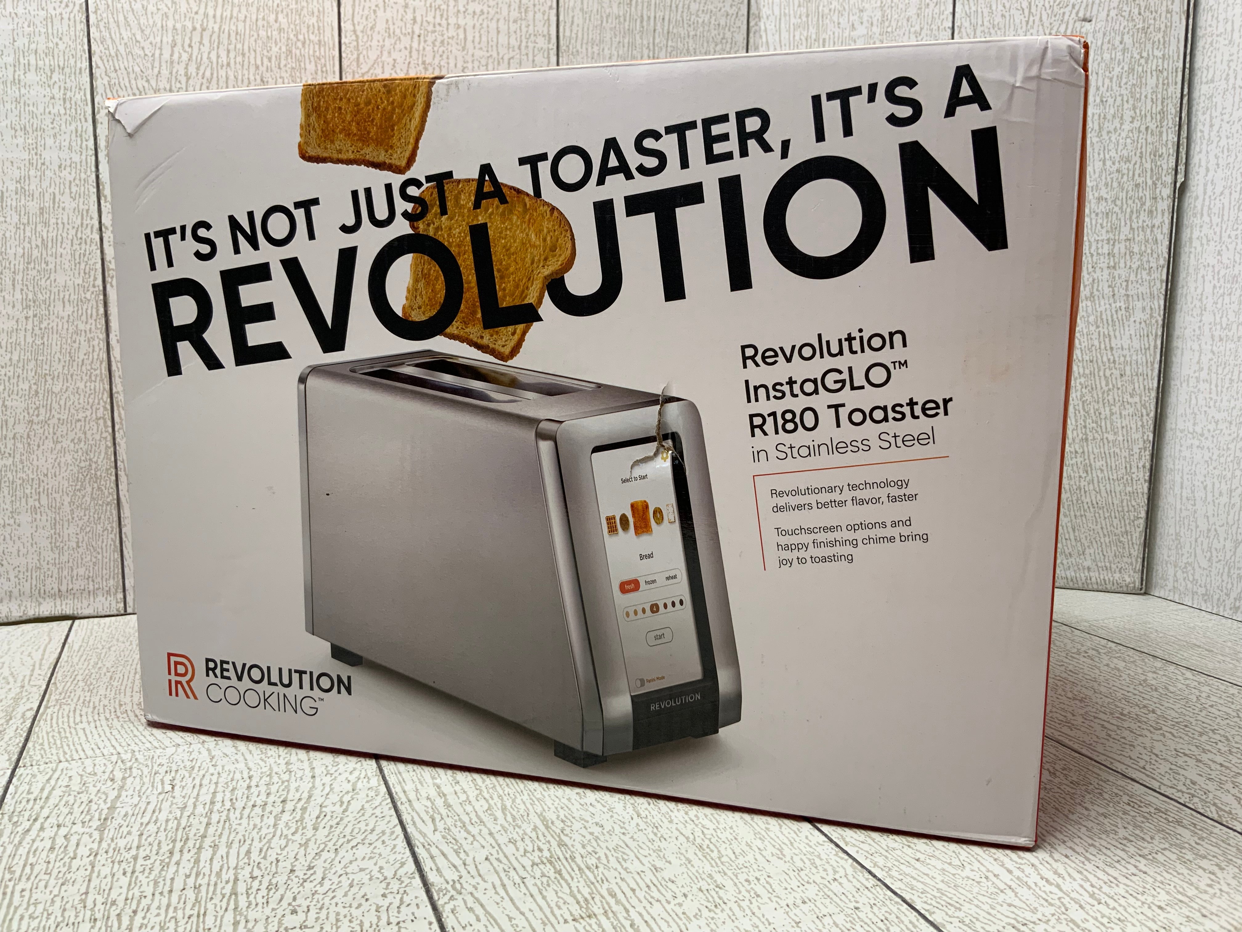 Revolution Cooking R180 InstaGlo Smart Toaster (Stainless Steel)