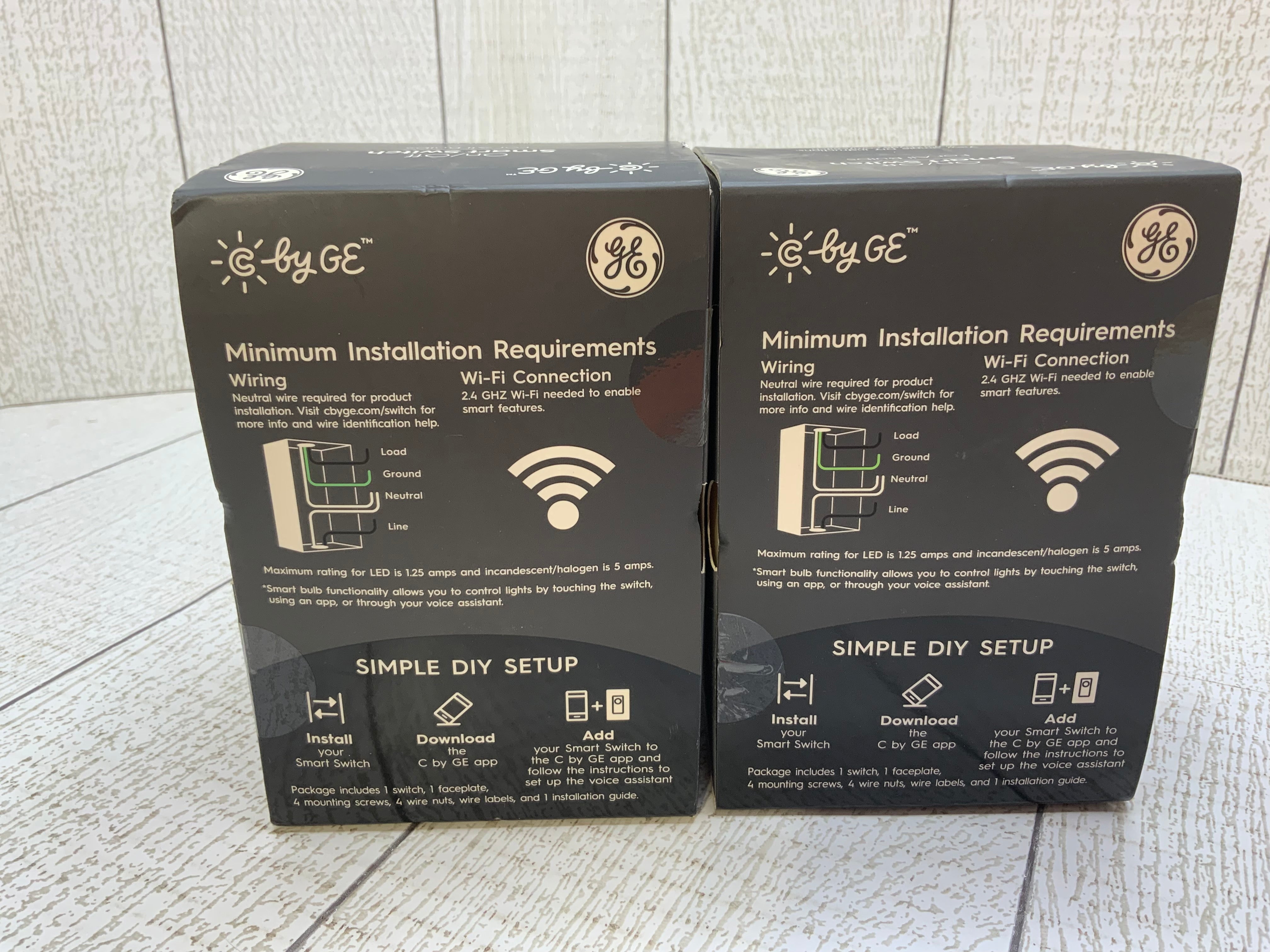 GENERAL ELECTRIC SMART SWITCH WHITE **LOT OF 2**