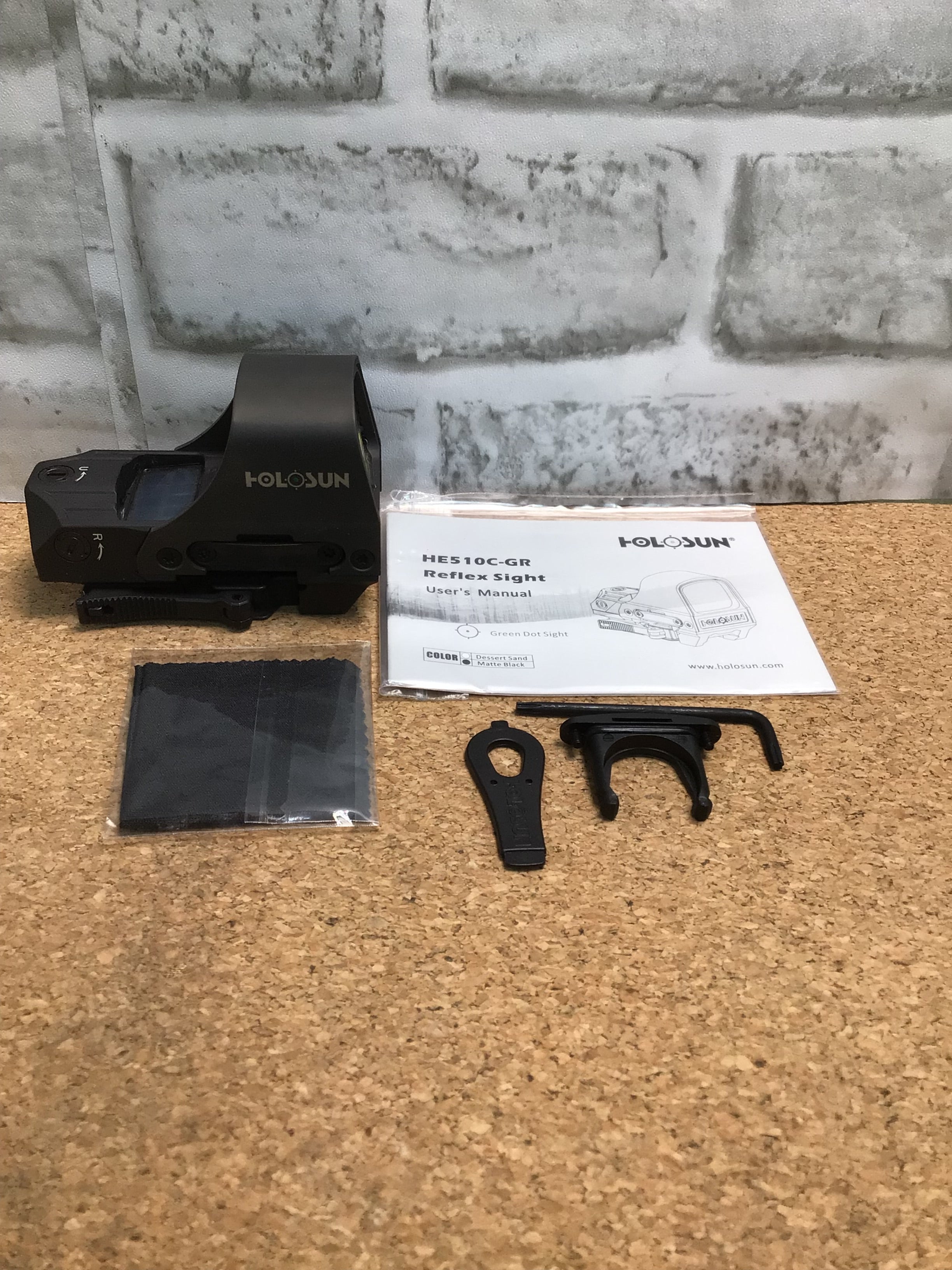 HOLOSUN - HE510C-GR Open Reflex Optical Sight with Super Green LED