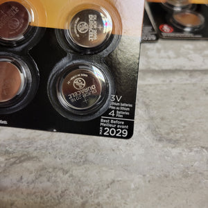 Duracell CR2016 3V Lithium Coin Cell Battery, 6 Packs of 4