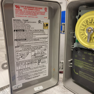 Intermatic T104P Plastic Enclosure 208-277V DPST Multi Use Timer