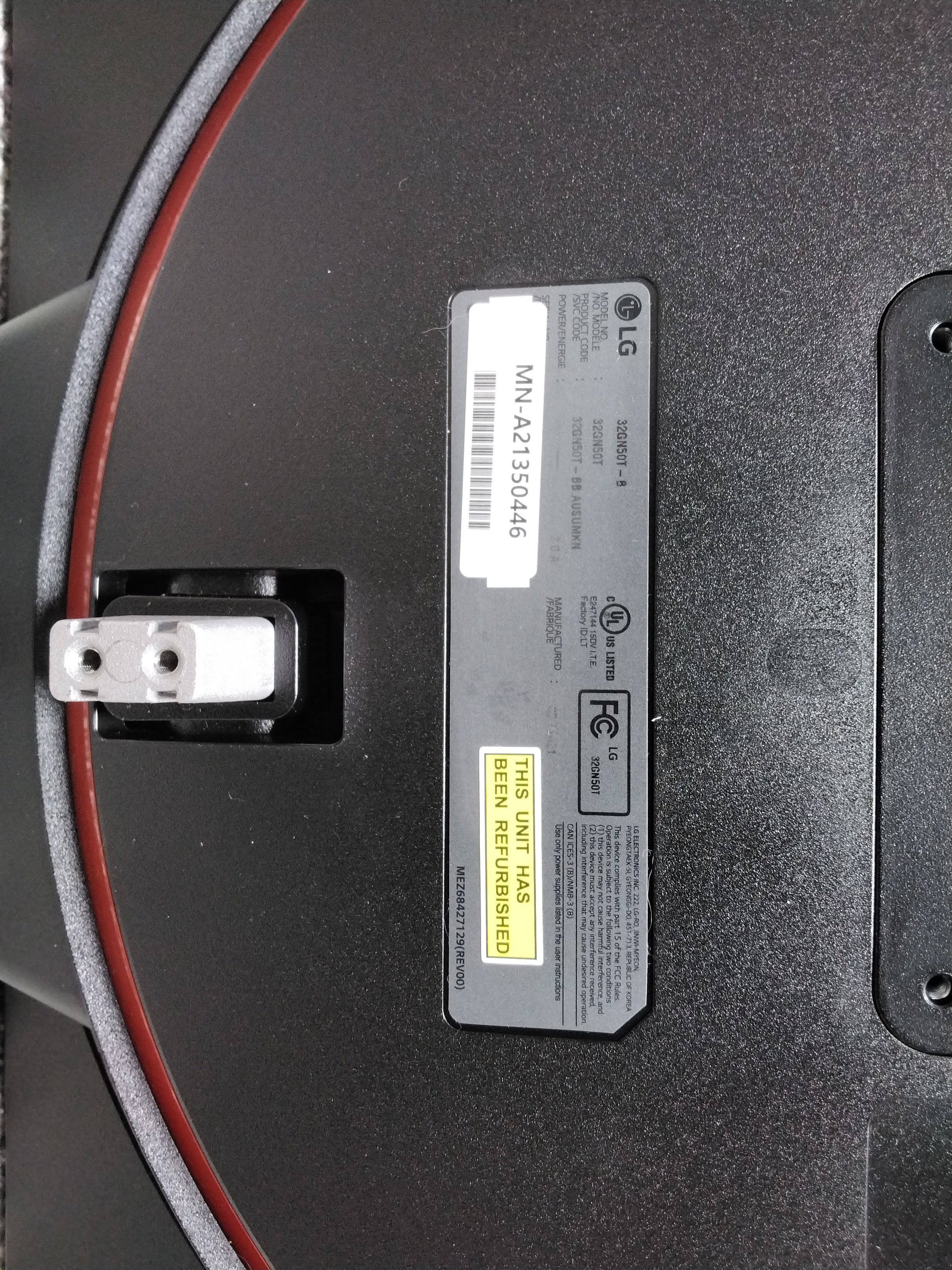 LG 32GN50T-B 32" Class Ultragear FHD Gaming Monitor with G-SYNC Compat