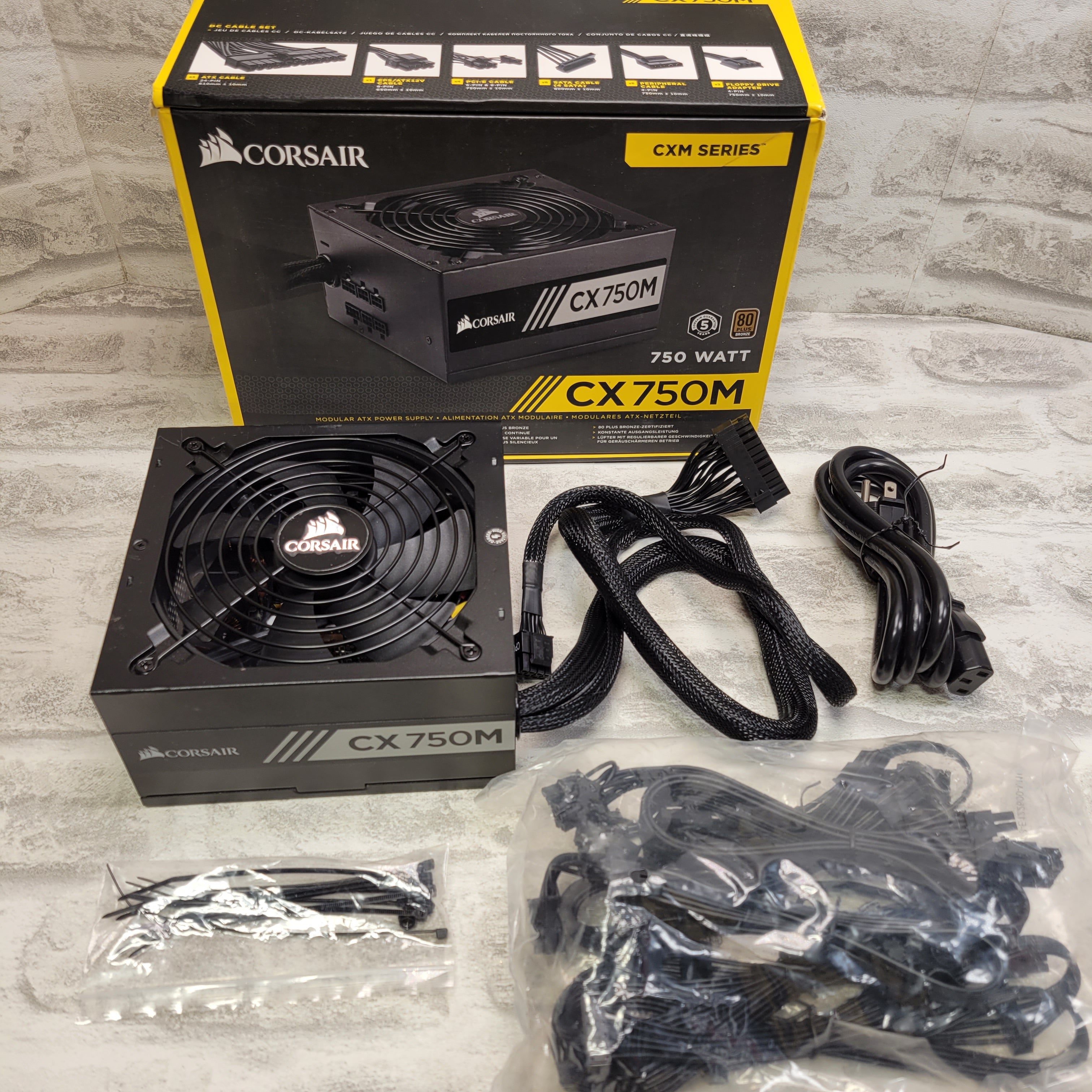 Corsair CX Series 750 Watt 80+ Bronze Certified Modular Power Supply