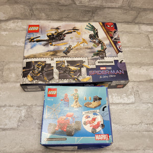 LEGO Marvel 76195 Spider-Man’s Drone Duel & 76172 Sandman Showdown