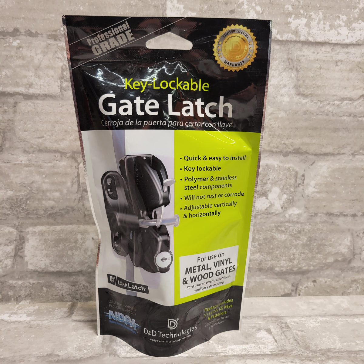 LokkLatch Key-Lockable Gate Latch LLAARU – RDW LIQUIDATIONS