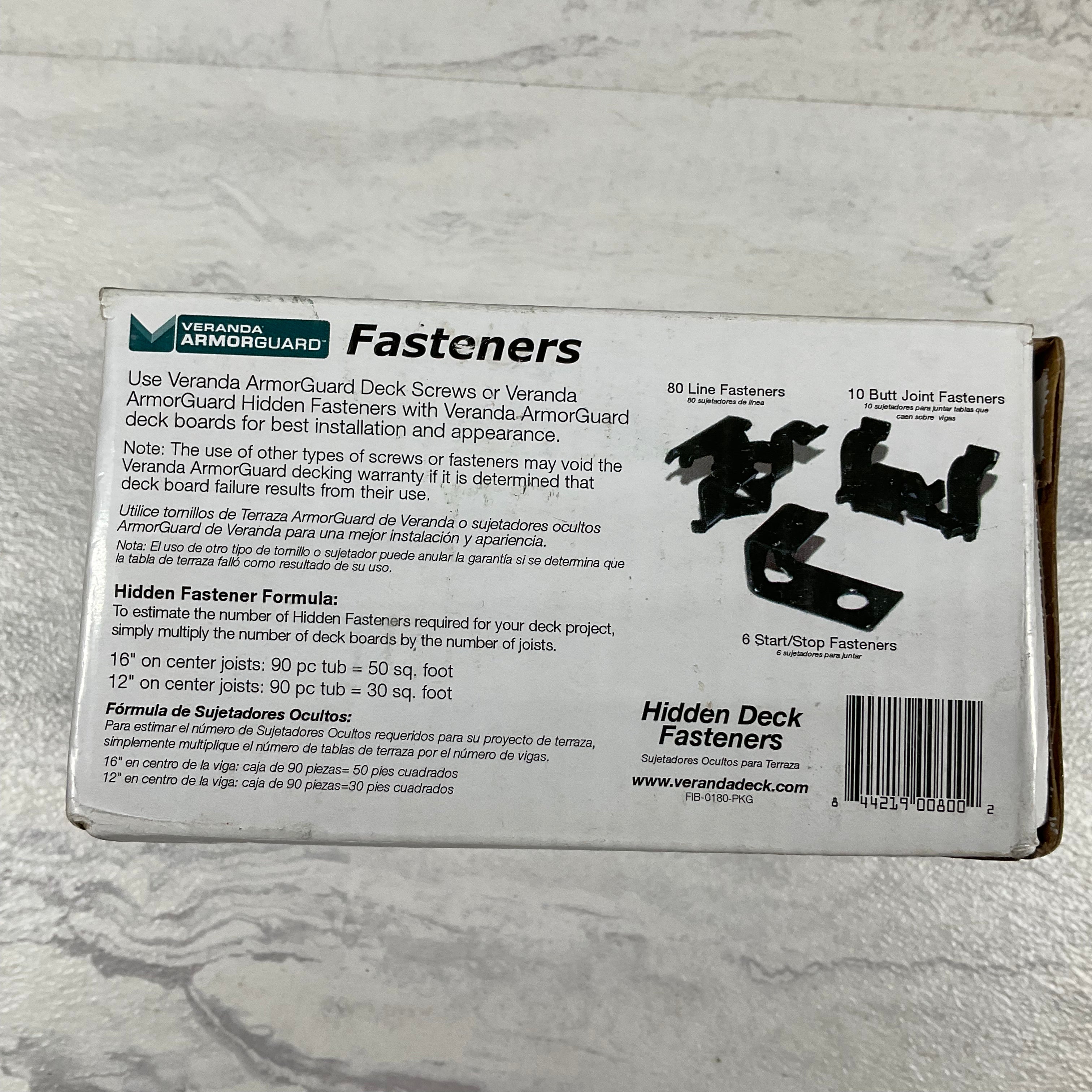 Veranda ArmorGuard Hidden Fasteners