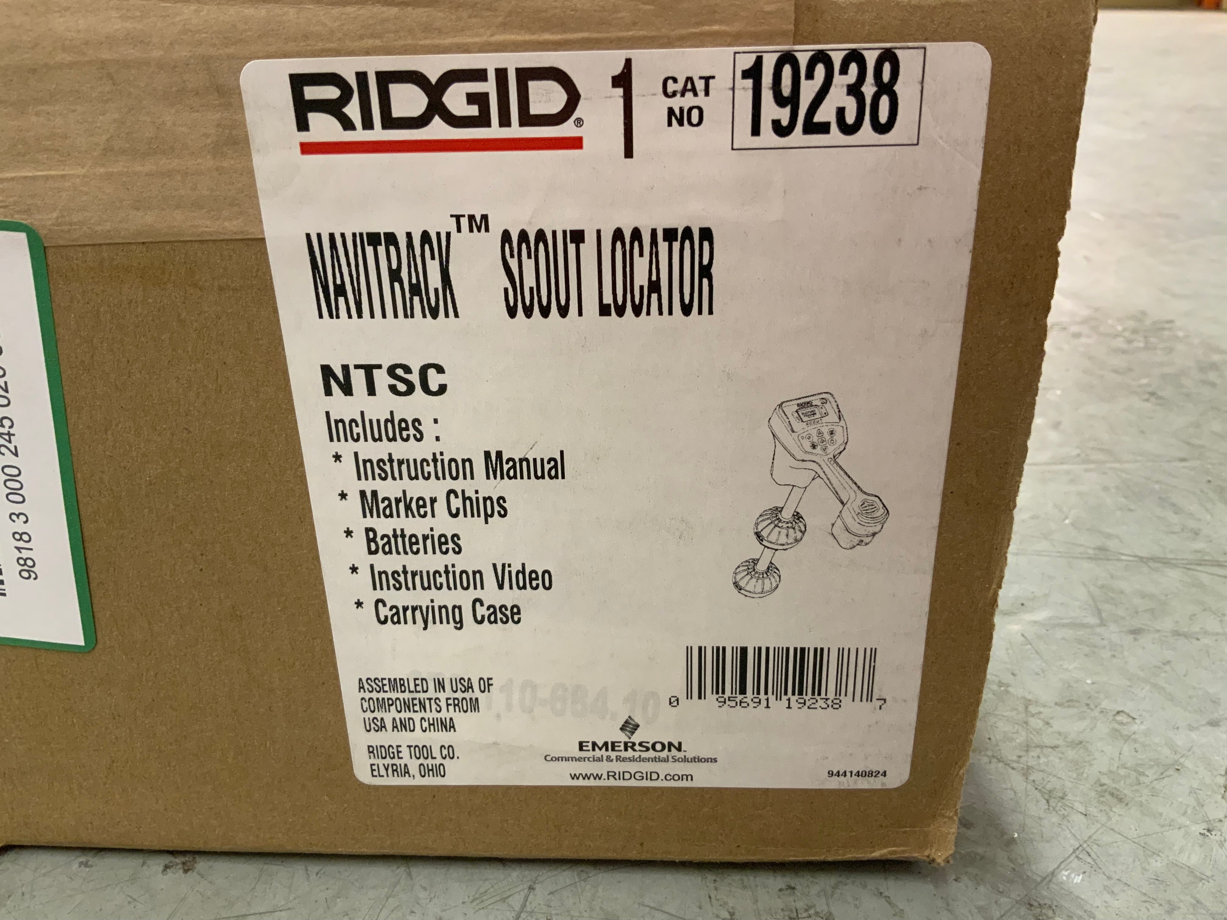 RIDGID 19238 NaviTrack Scout Underground Pipe & Cable Locator