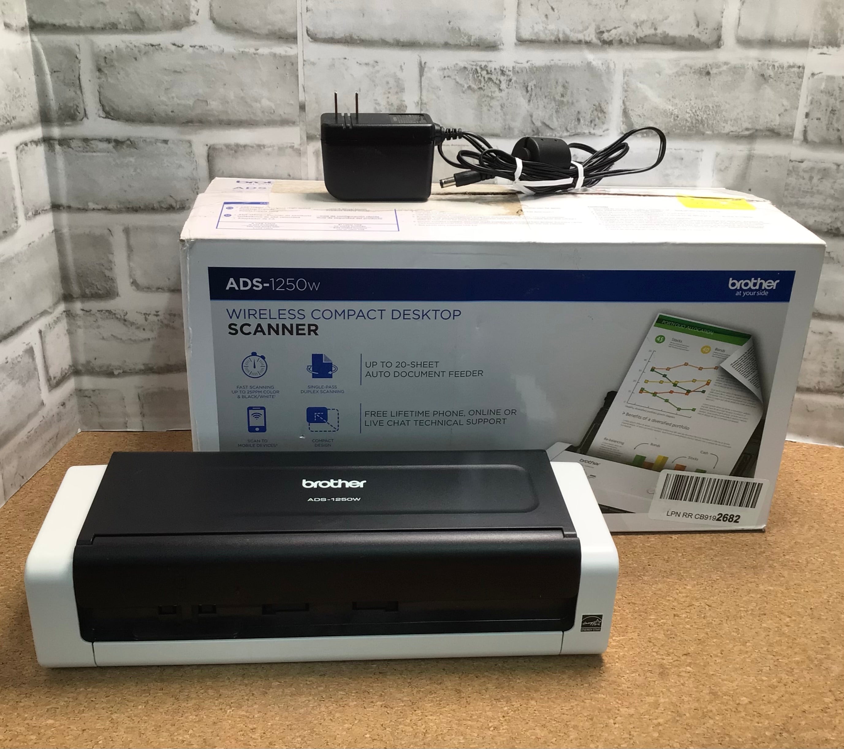 Brother Wireless Portable Compact Desktop Scanner