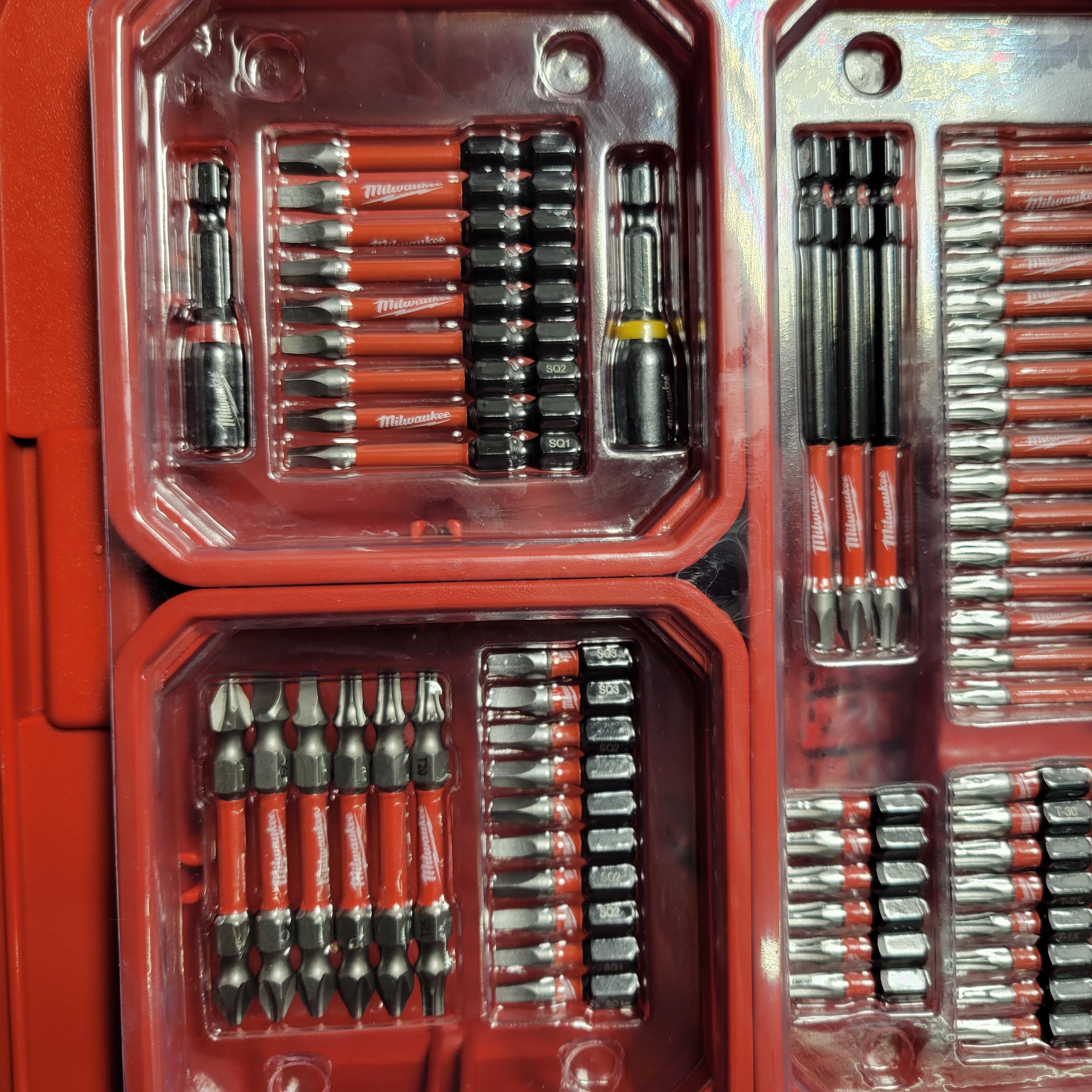 Milwaukee 100pc Shockwave Impact driver Bit Set w/ Packout Box Combo