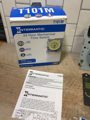 Intermatic T101M Mechanical Time Switch Mechanism Only