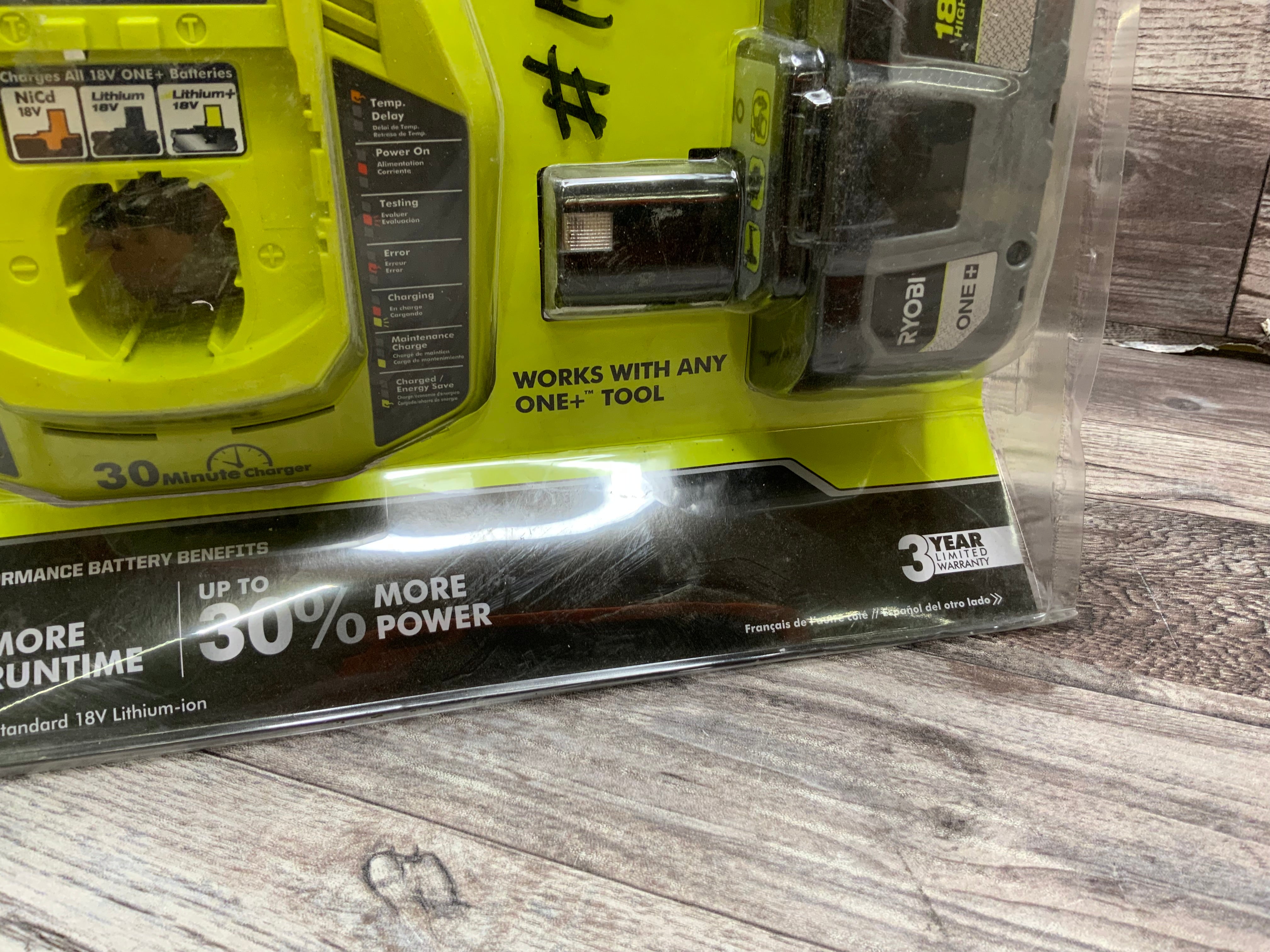 Ryobi PSK004 18V 4Ah Lithium-Ion High Performance Starter Kit