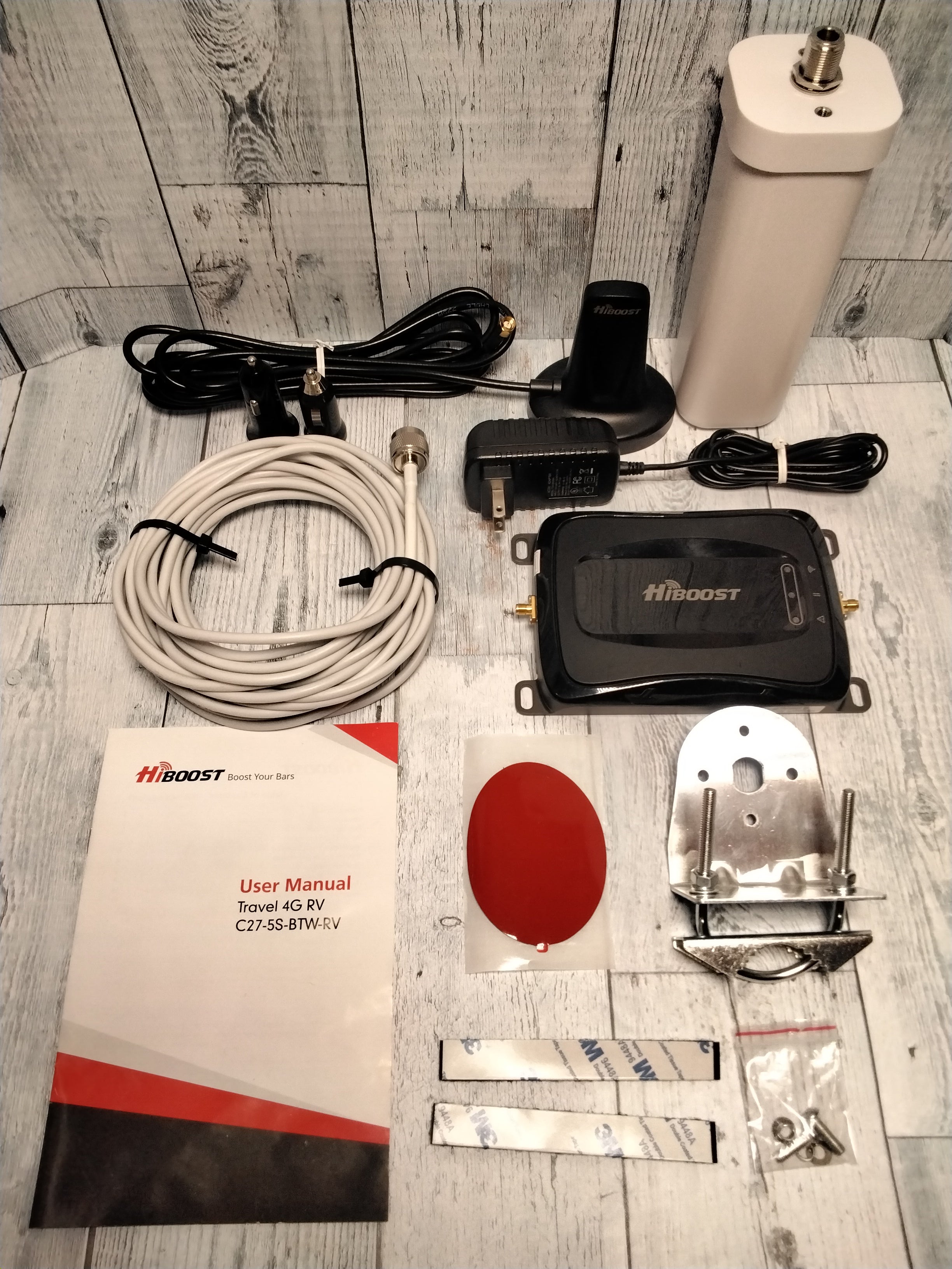 HiBoost Cell Signal Booster for RV, Boosts 4G 5G LTE Signal, All U.S.