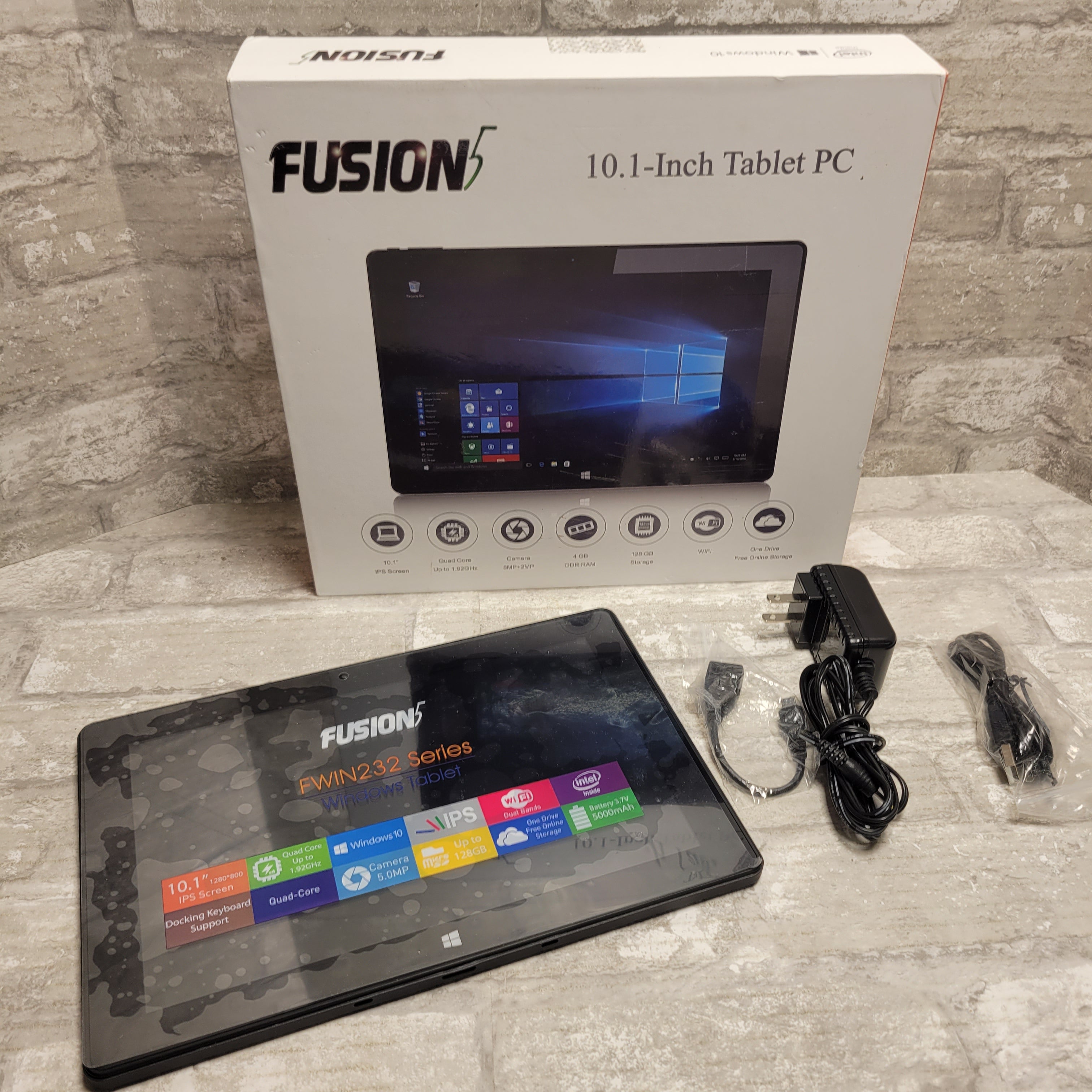 Fusion5 10" Windows 10 Ultra Slim Windows Tablet PC