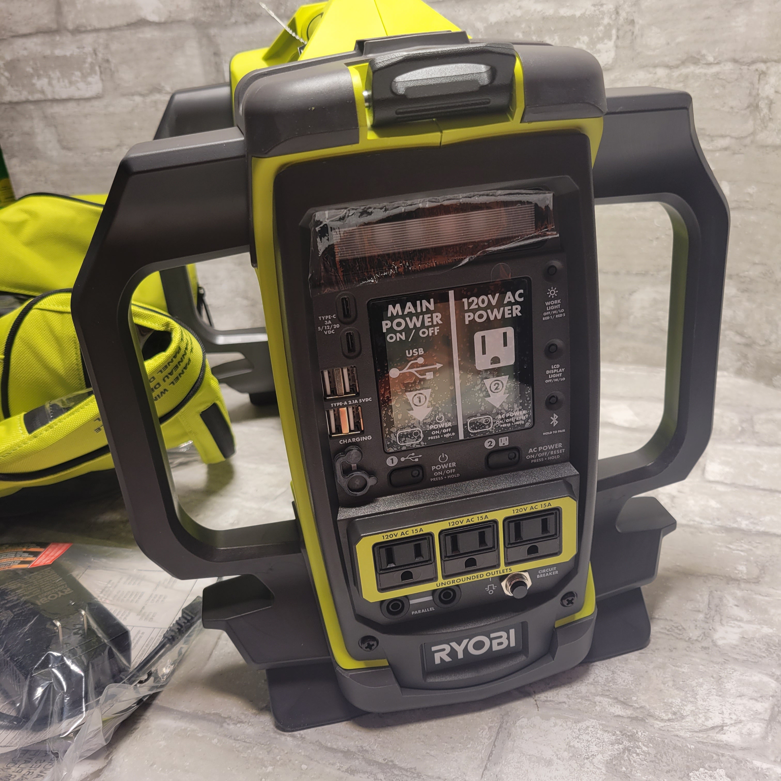 RYOBI Inverter Generator Push Start 1800-Watt Lithium Ion 4-Port (Tool