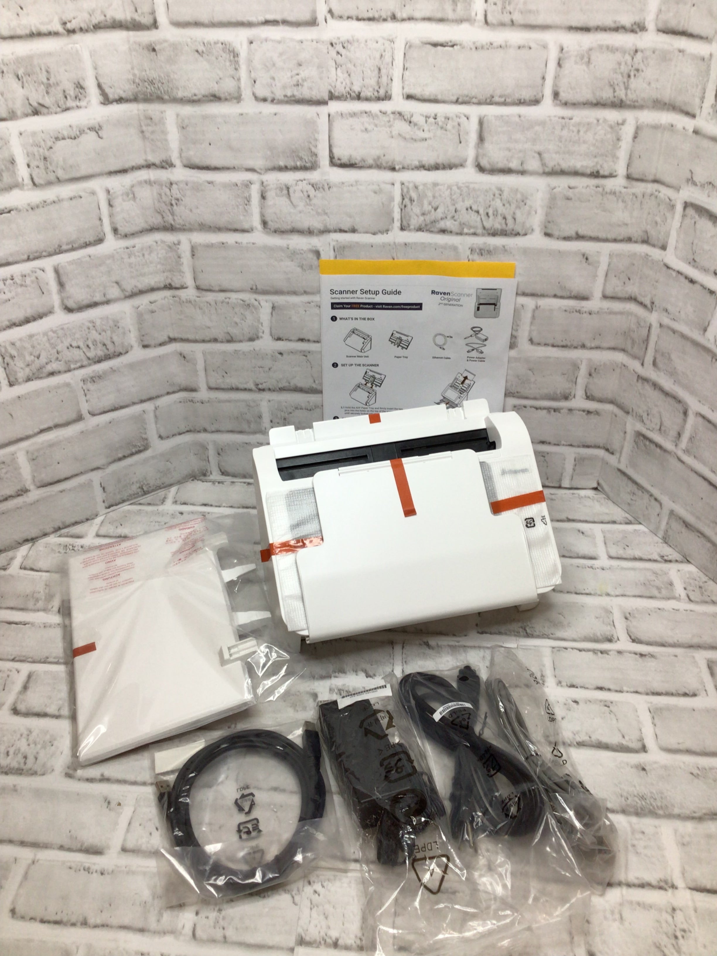 Raven Original Document Scanner - Huge Touchscreen, Color Duplex Feede